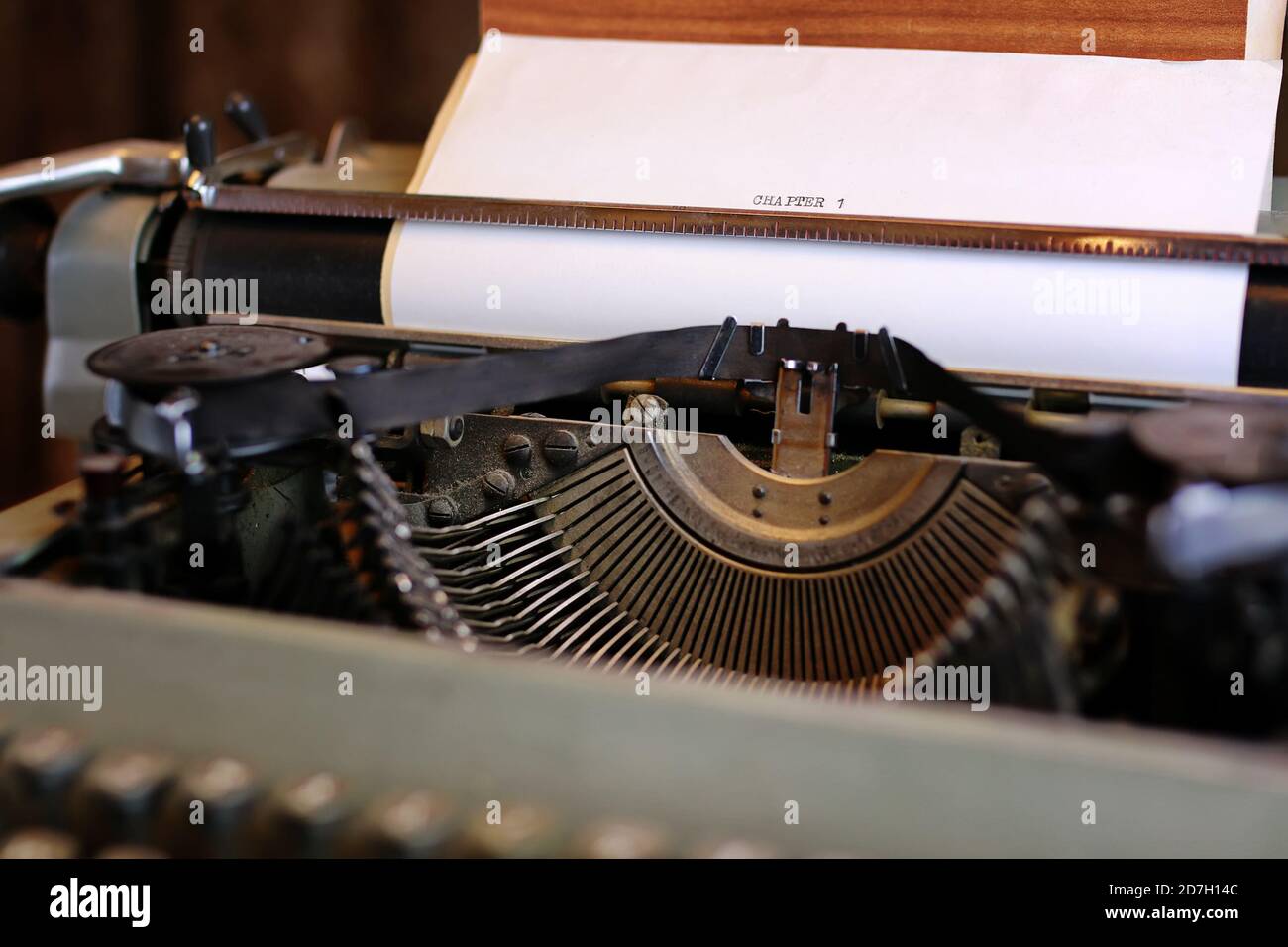 retro gray typewriter letter Stock Photo - Alamy