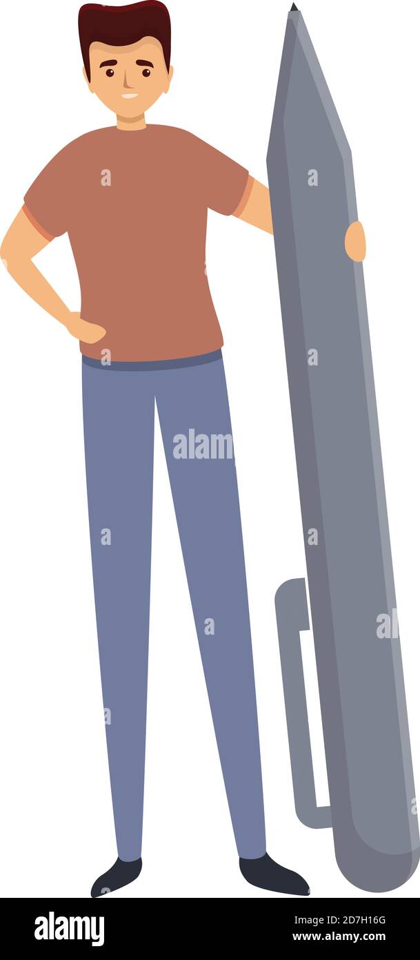 Classic writing pen icon. Cartoon of classic writing pen vector icon ...