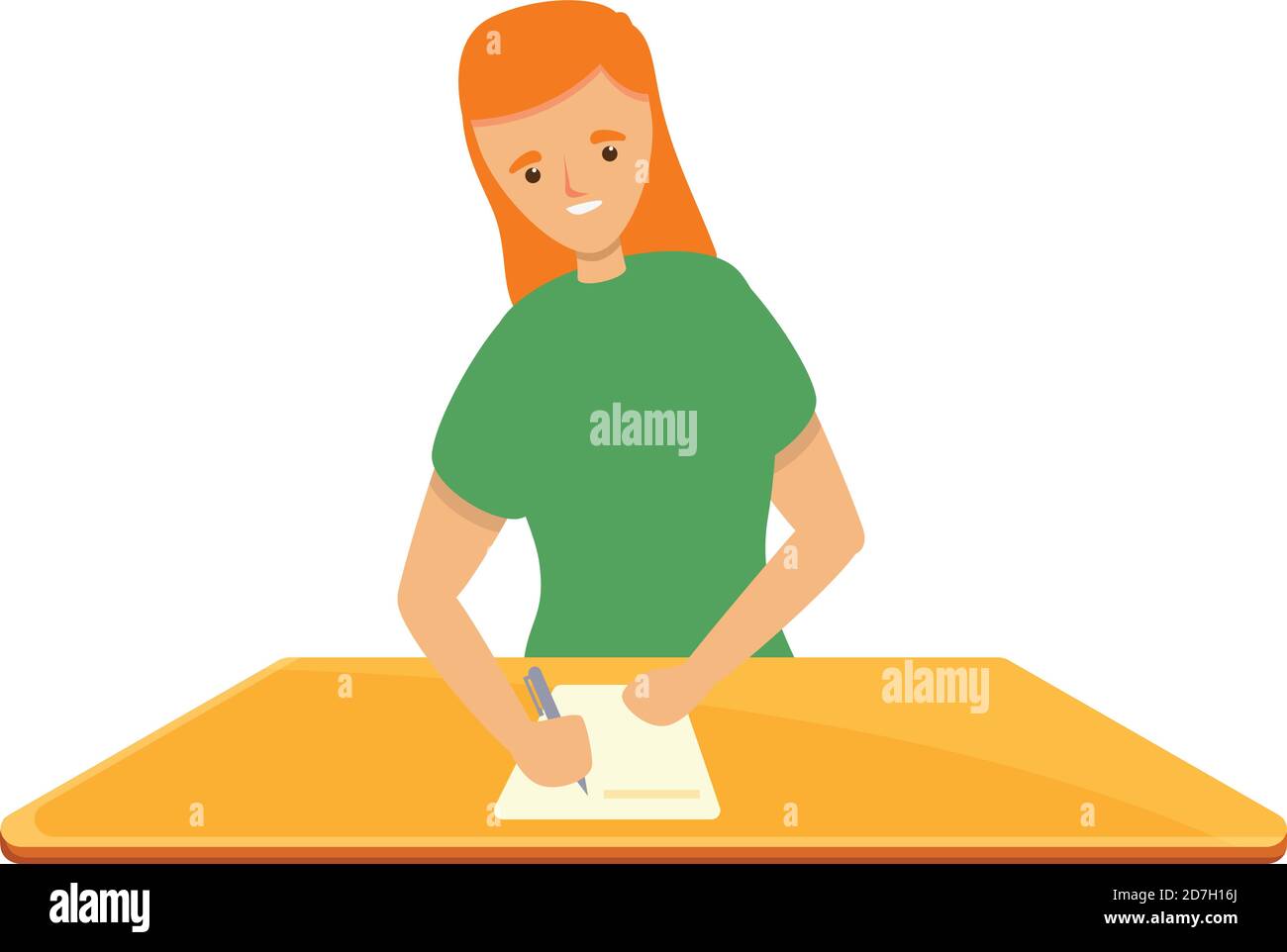 Pencil writing icon. Cartoon of pencil writing vector icon for web ...