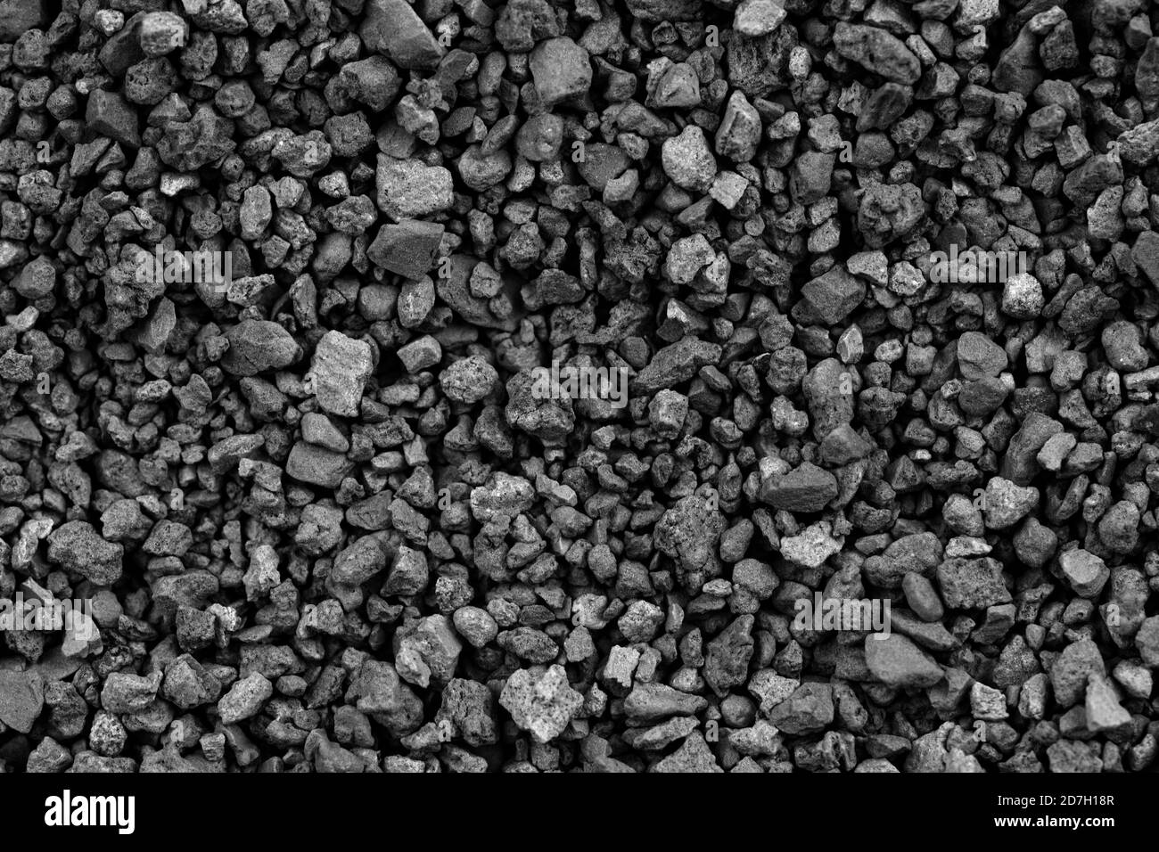 Gray small rocks ground texture. black small road stone background ...