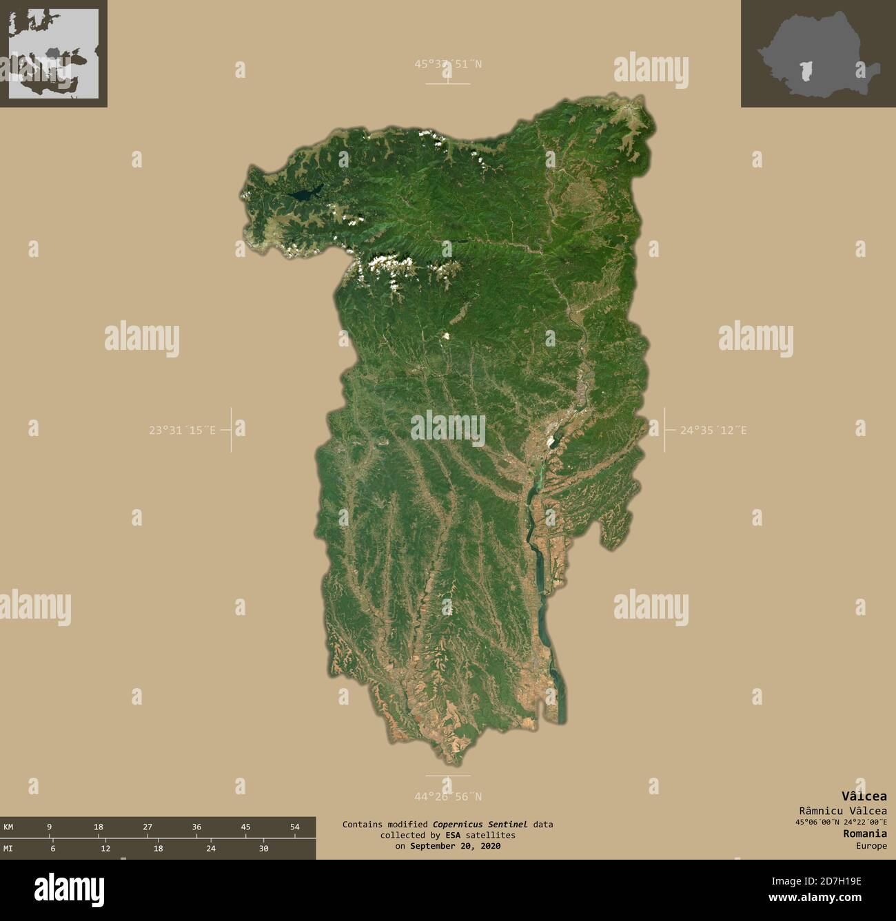 Valcea romania map hi-res stock photography and images - Alamy