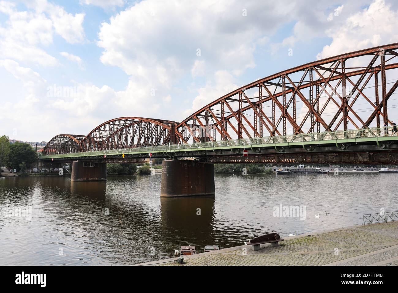 Prague railway bridge hi-res stock photography and images - Alamy