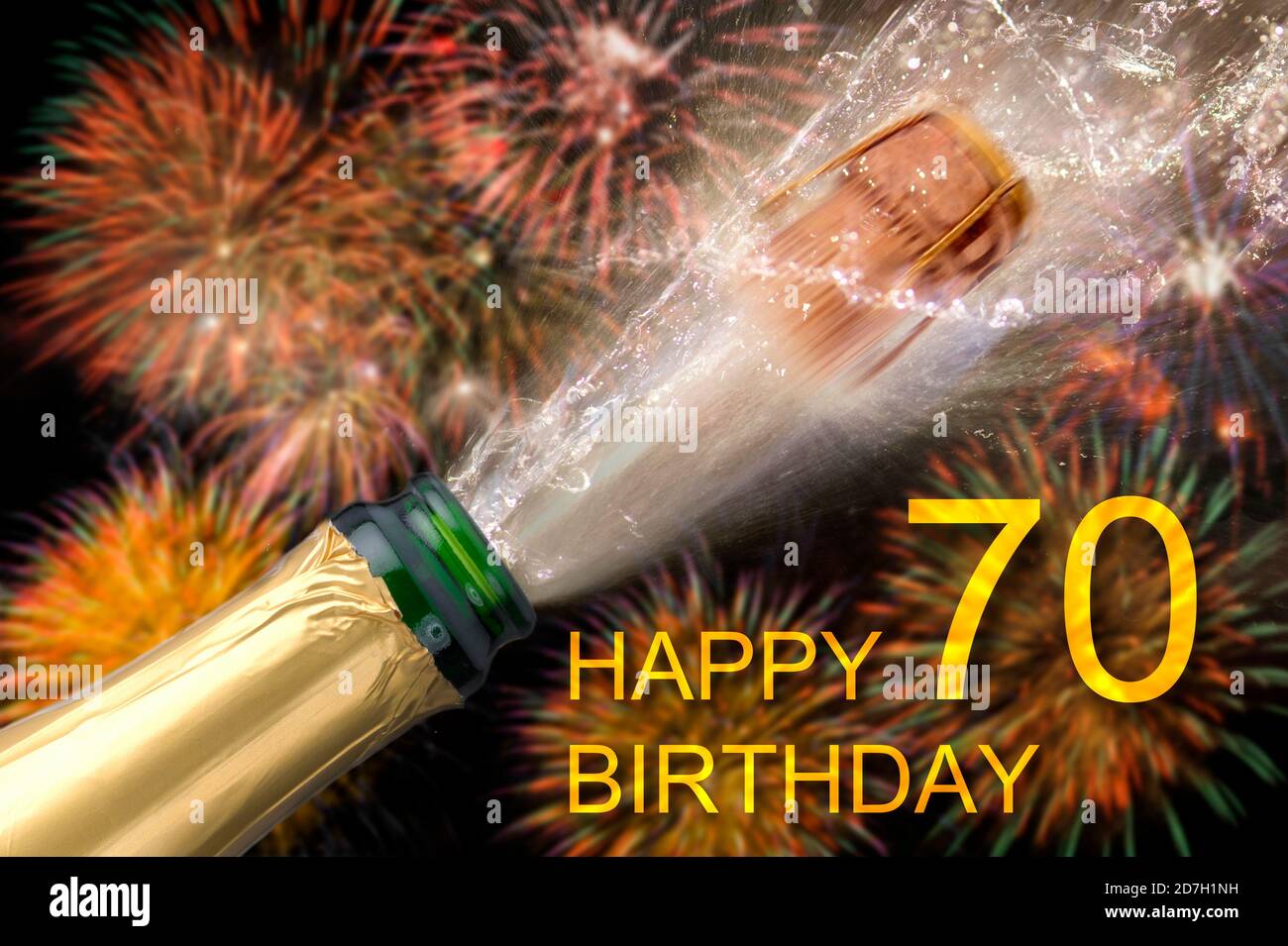 congratulations on the 70th birthday Stock Photo - Alamy