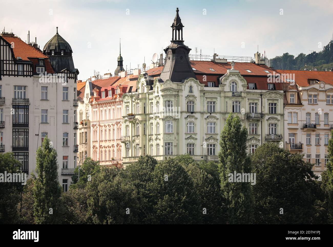 Building architecture in Prague, Czech Republic Stock Photo - Alamy