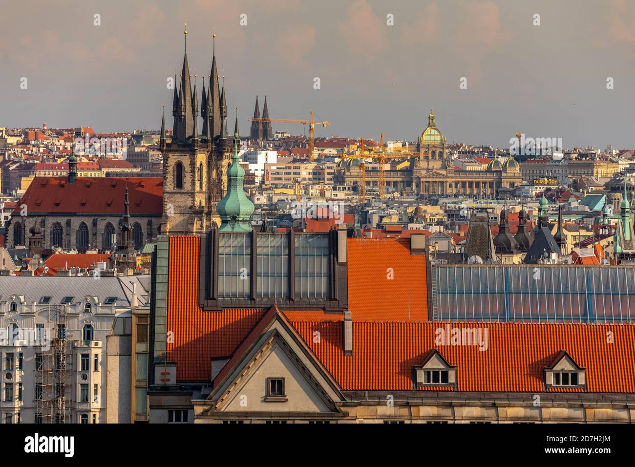 Prague skyline, Czech Republic Stock Photo - Alamy