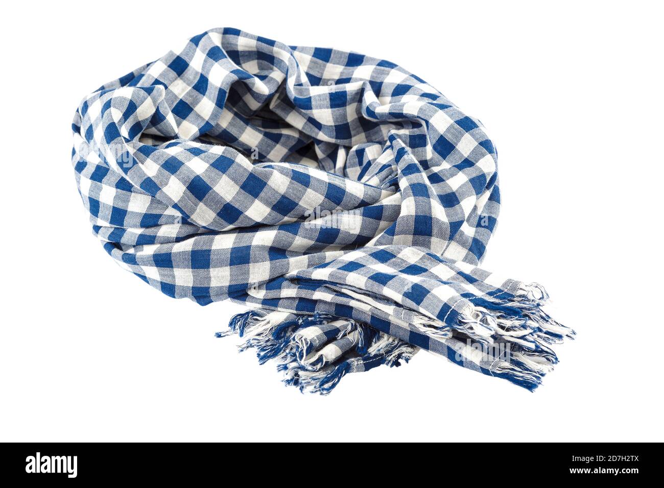 Colorful shawl scarf isolated on white background Stock Photo - Alamy