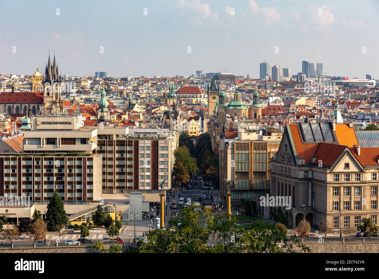 Prague skyline panorama, Czech Republic Stock Photo - Alamy