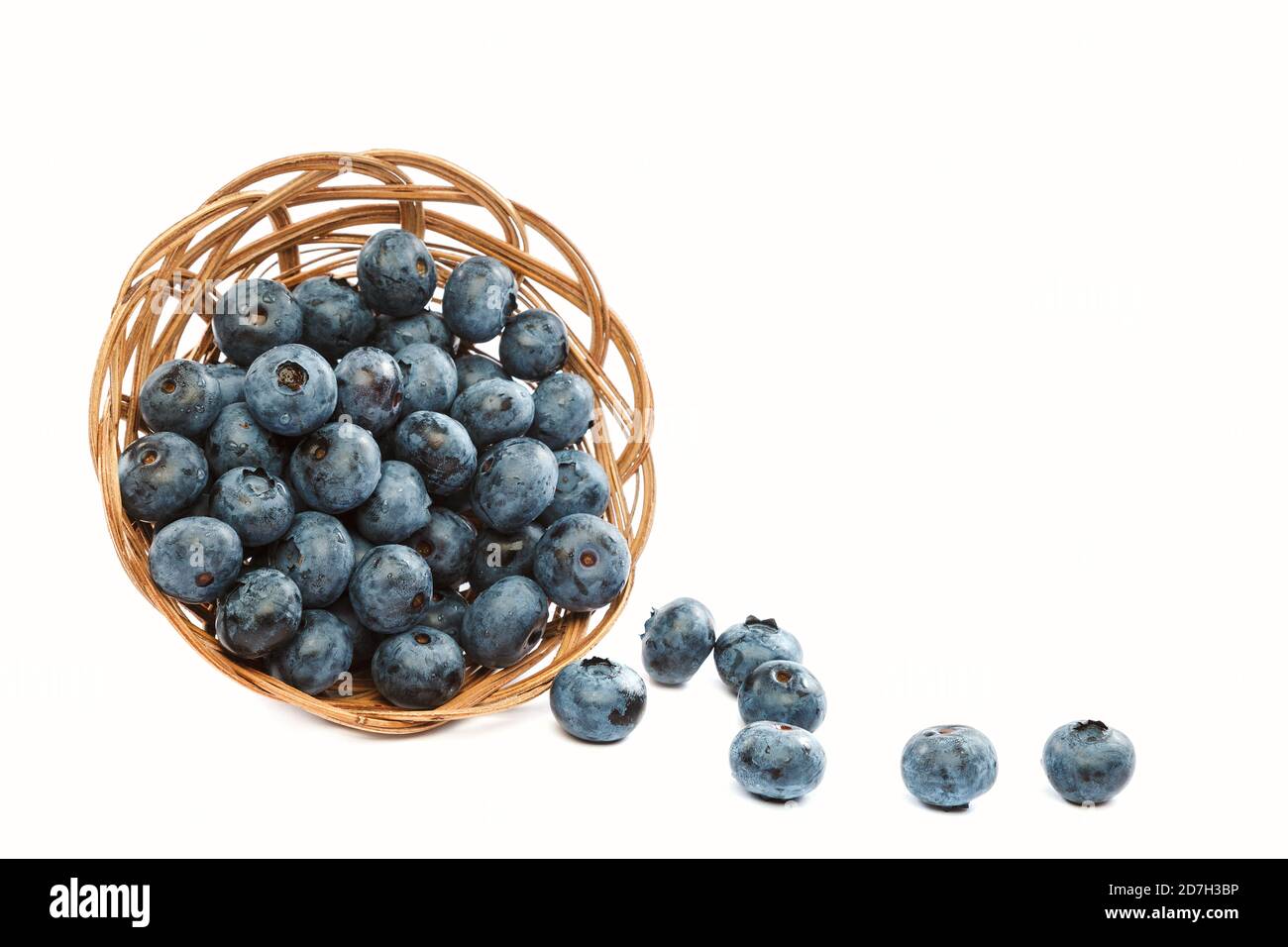 Blueberries container Cut Out Stock Images & Pictures - Alamy