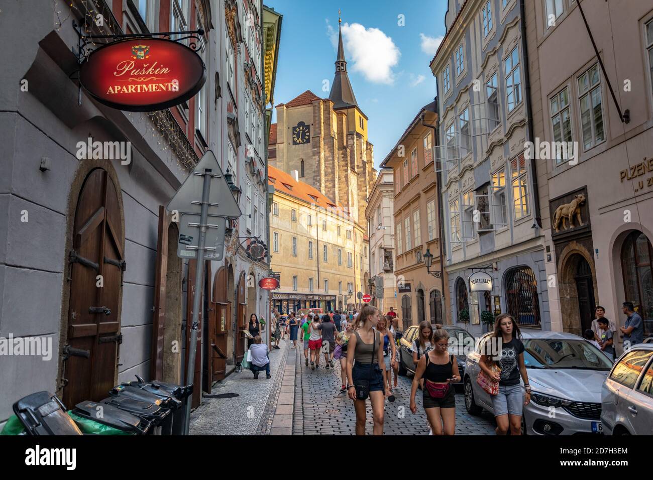 Prague streets , Czech Republic Stock Photo - Alamy