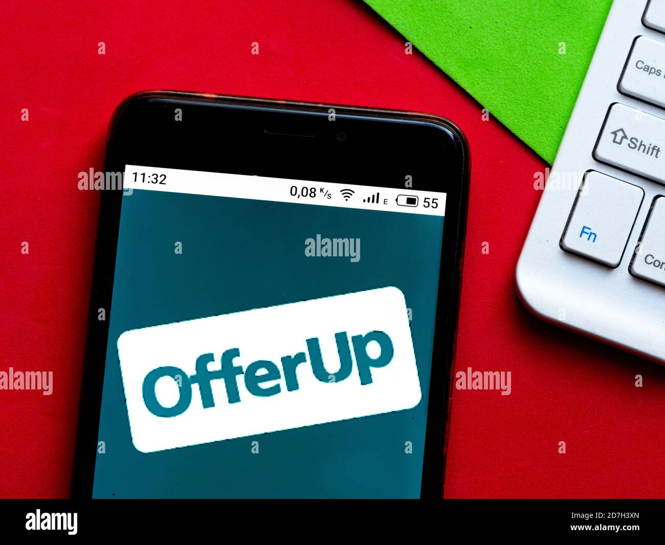 In this photo illustration a OfferUp - Buy. Sell. Letgo. appliance by ...