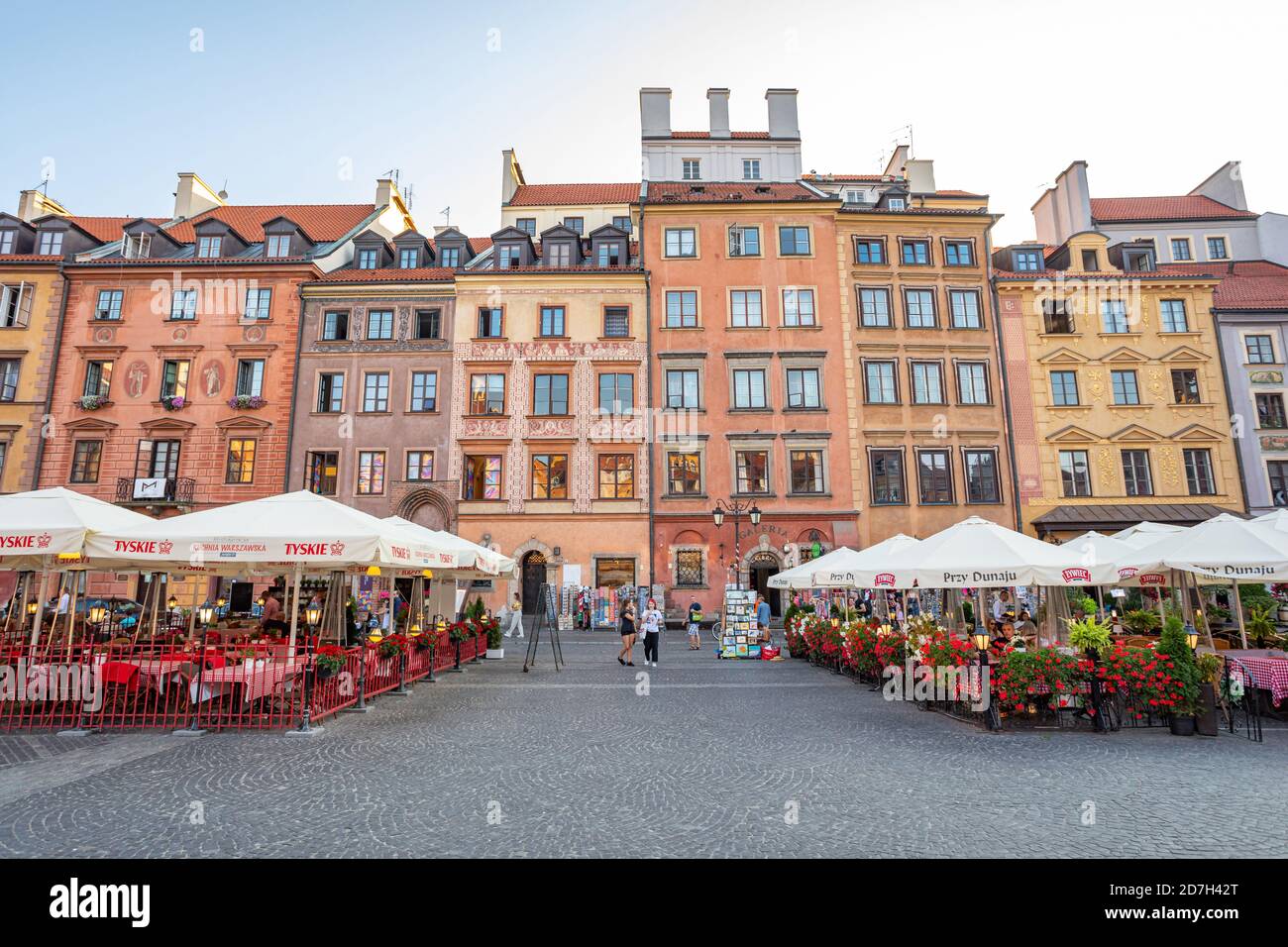 Old Town Market Square in Warsaw, Poland Stock Photo - Alamy