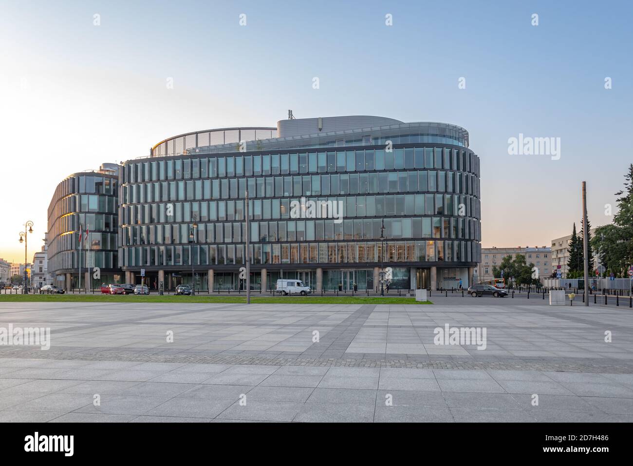 Pilsudski Square in Warsaw, Poland Stock Photo - Alamy