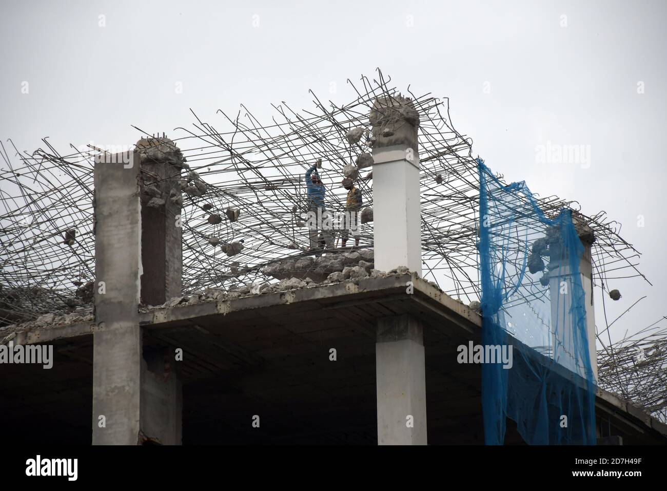 Demolish bgmea building hi-res stock photography and images - Alamy