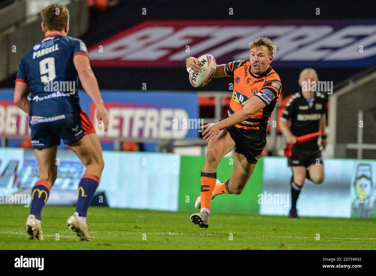 Michael Shenton of Castleford Tigers in action Stock Photo - Alamy