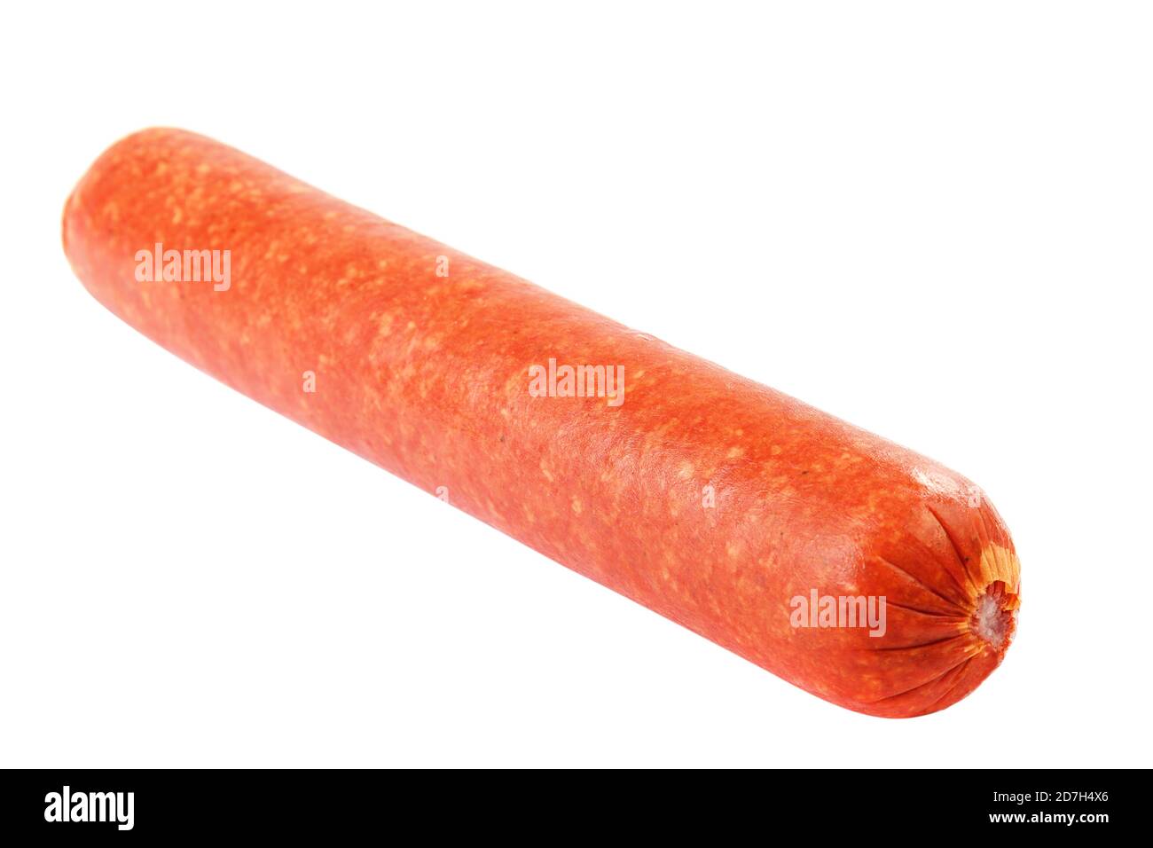 Sausage stick isolated on a white background Stock Photo - Alamy