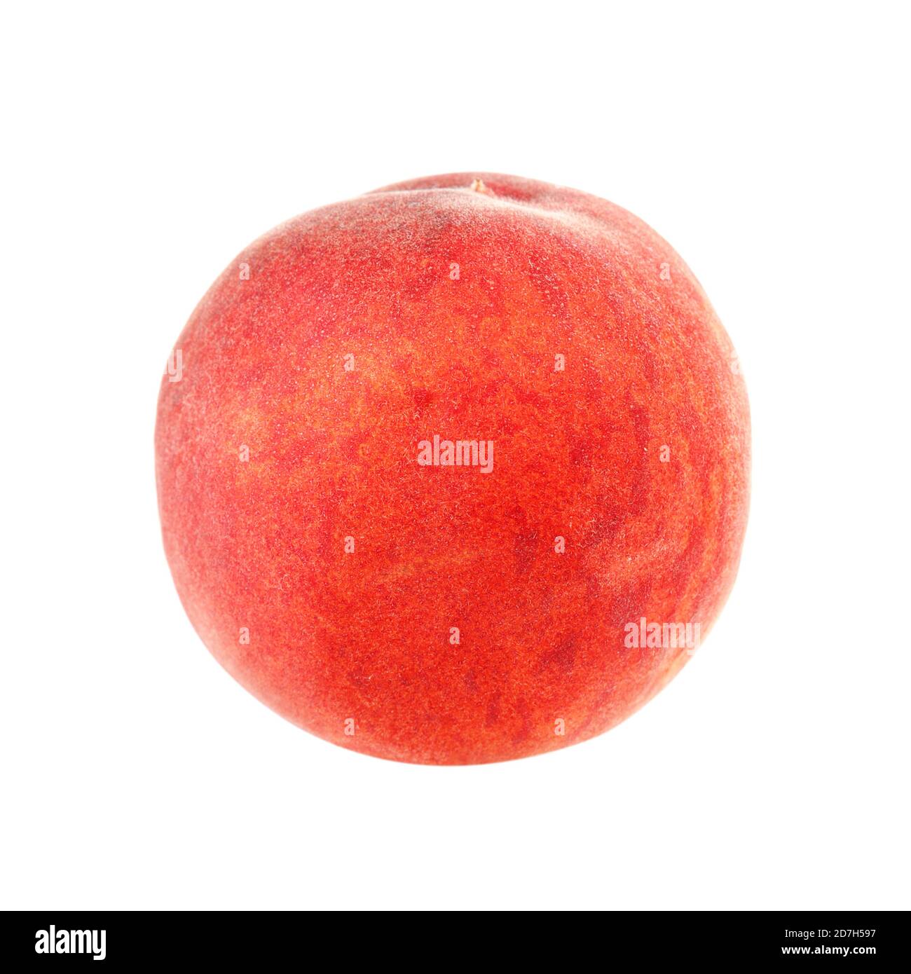 Fresh peach fruit isolated on a white background Stock Photo - Alamy