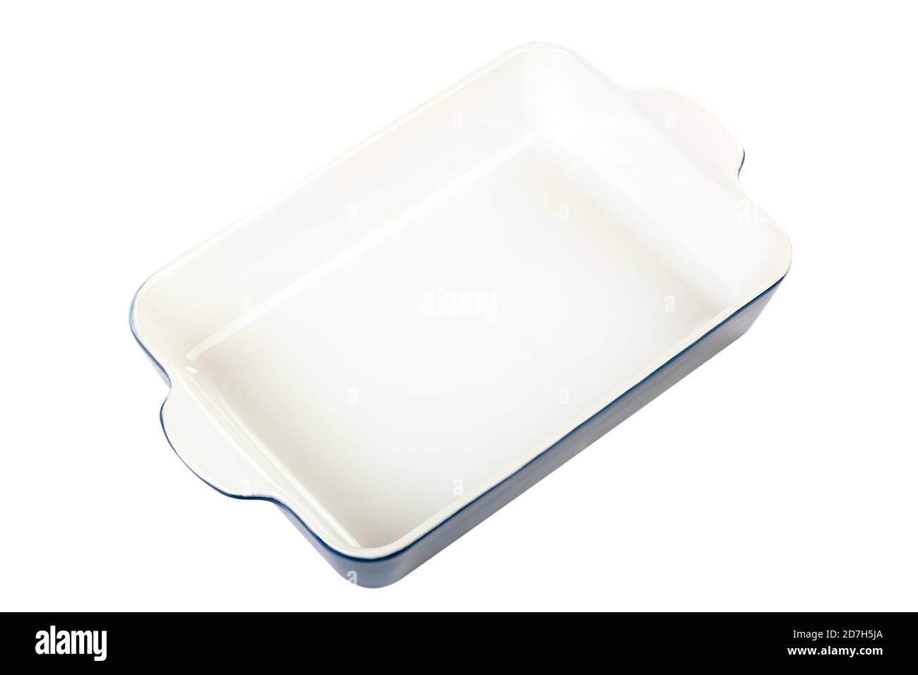 Ceramic cooking baking dish isolated on a white background Stock Photo ...