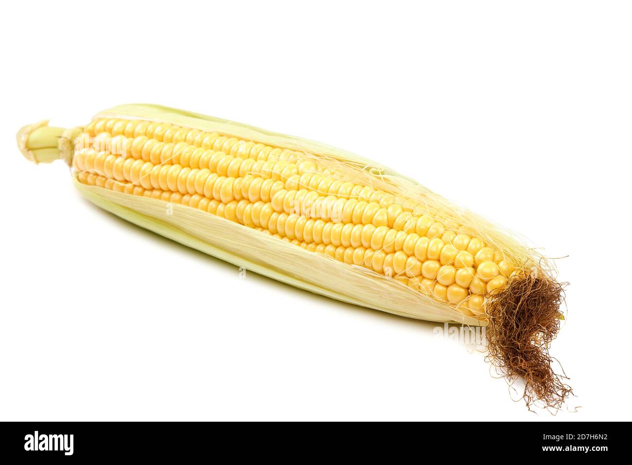 Ear of corn isolated on a white background Stock Photo - Alamy