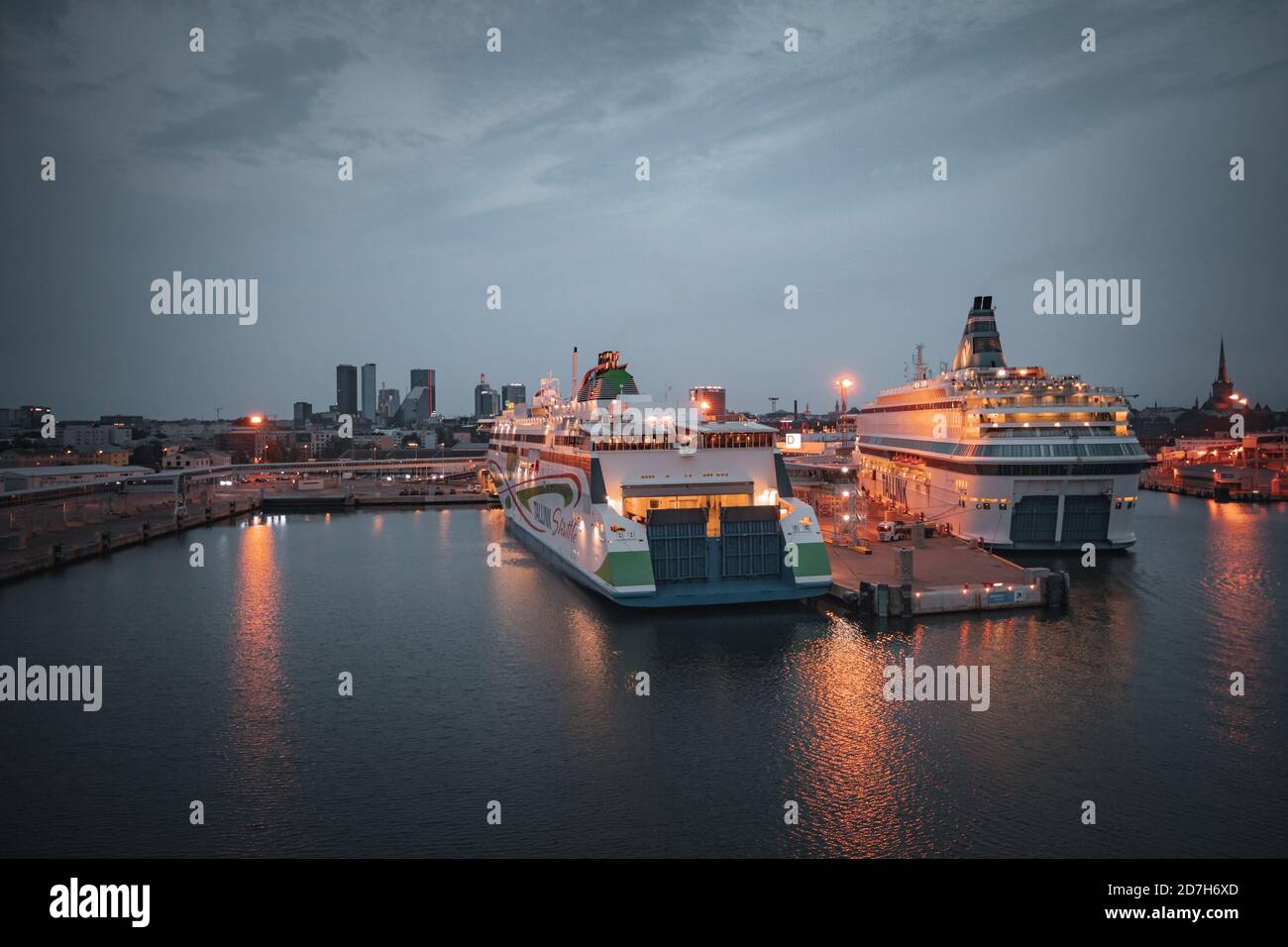 Tallinn port hi-res stock photography and images - Alamy