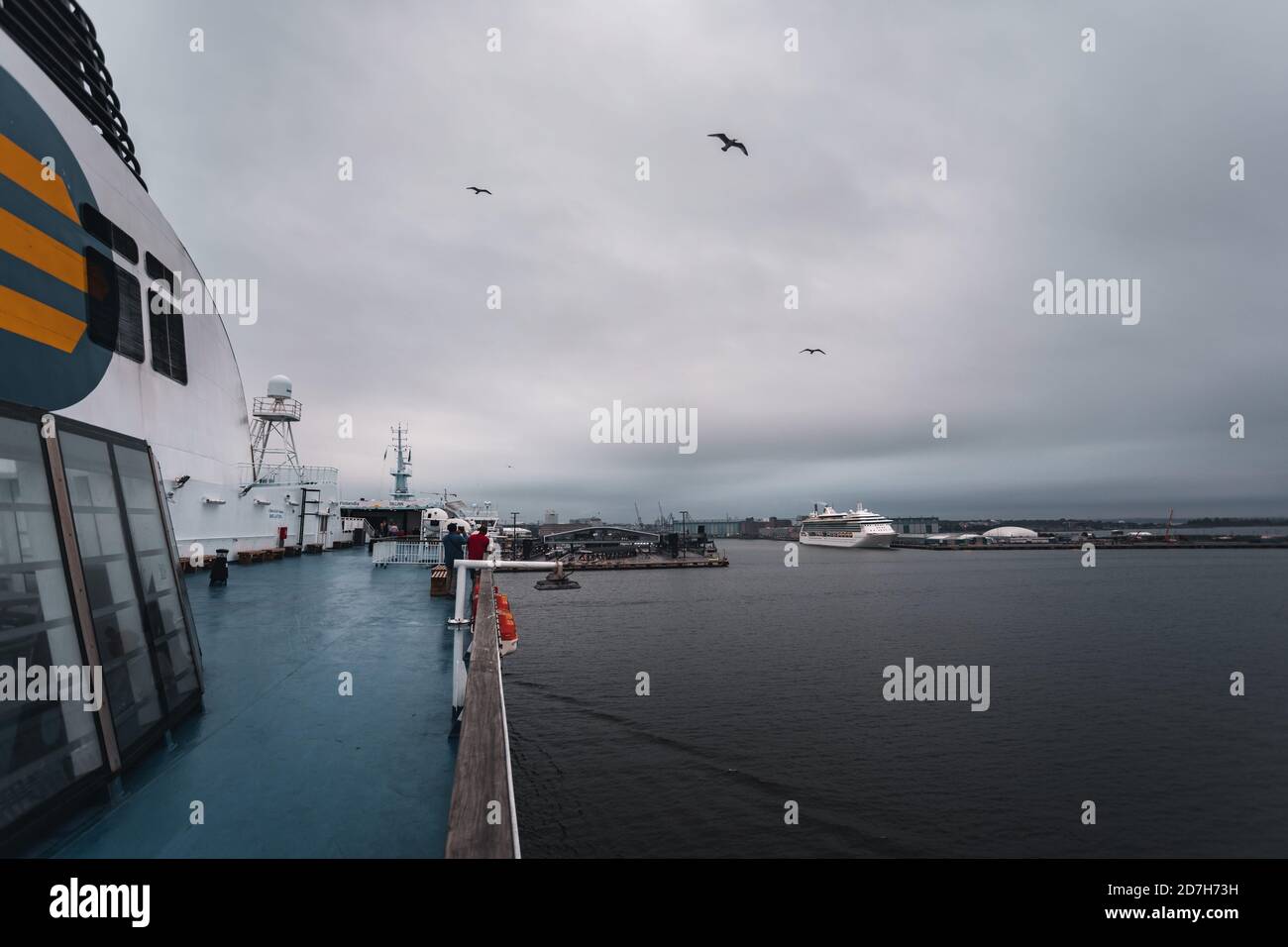 Ferry arriving in the port of Helsinki, Finland Stock Photo - Alamy