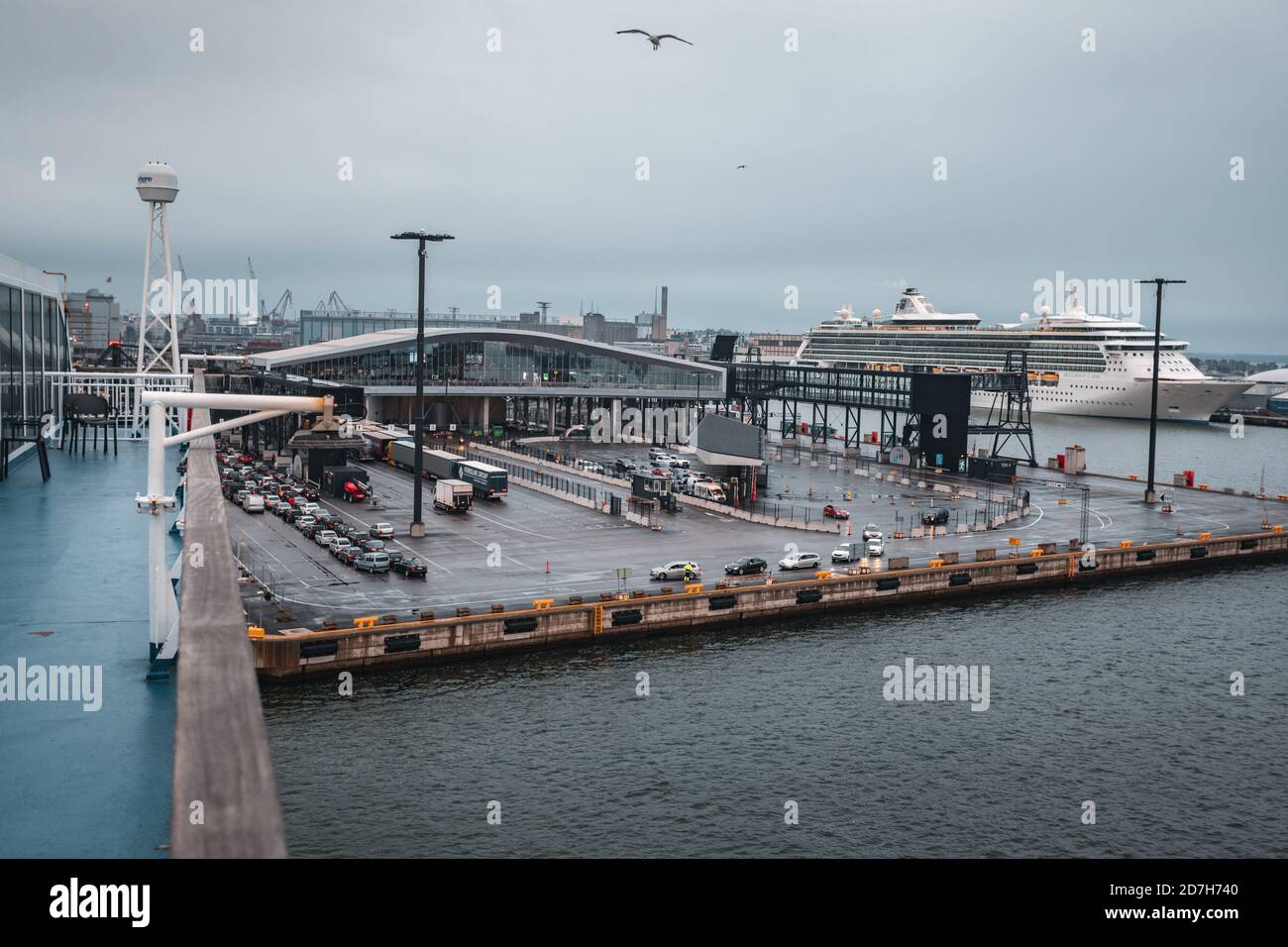 Helsinky port West Terminal 2, Finland Stock Photo - Alamy