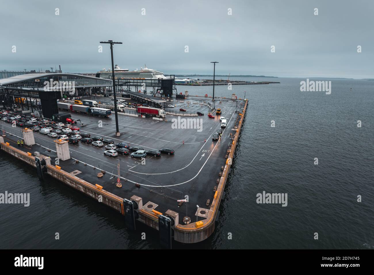 Helsinky port West Terminal 2, Finland Stock Photo - Alamy