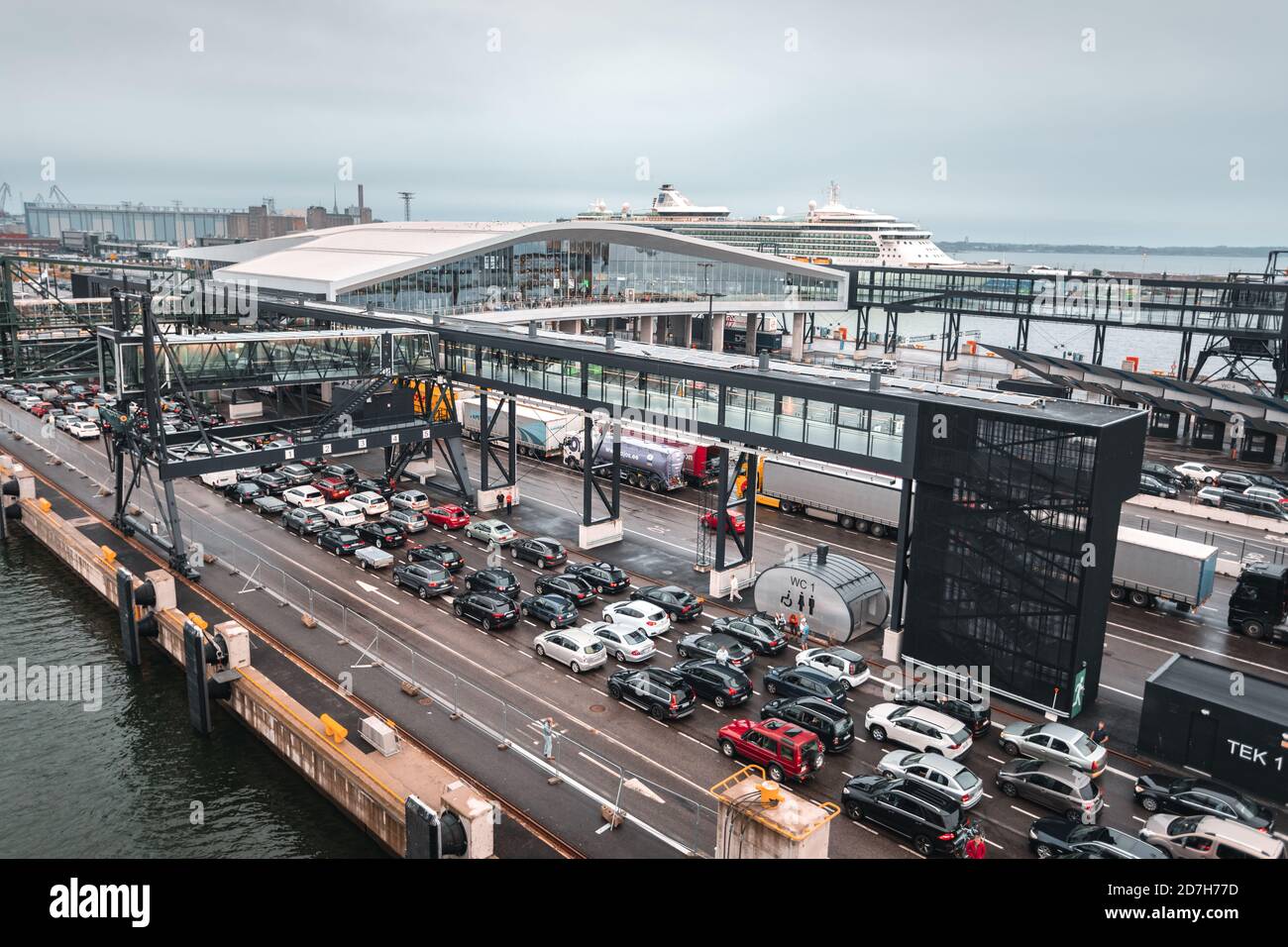 Helsinky port West Terminal 2, Finland Stock Photo - Alamy