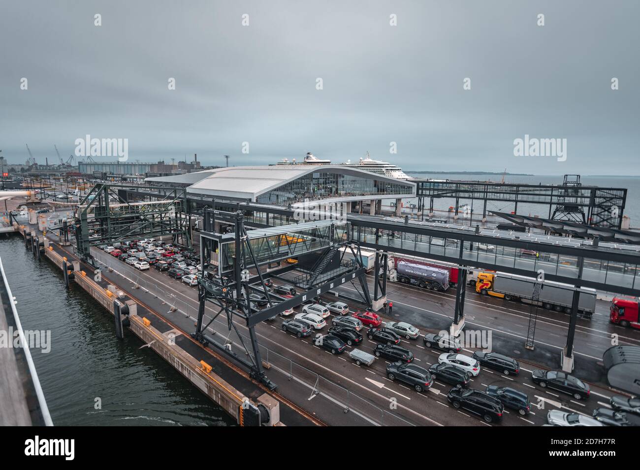 Helsinky port West Terminal 2, Finland Stock Photo - Alamy