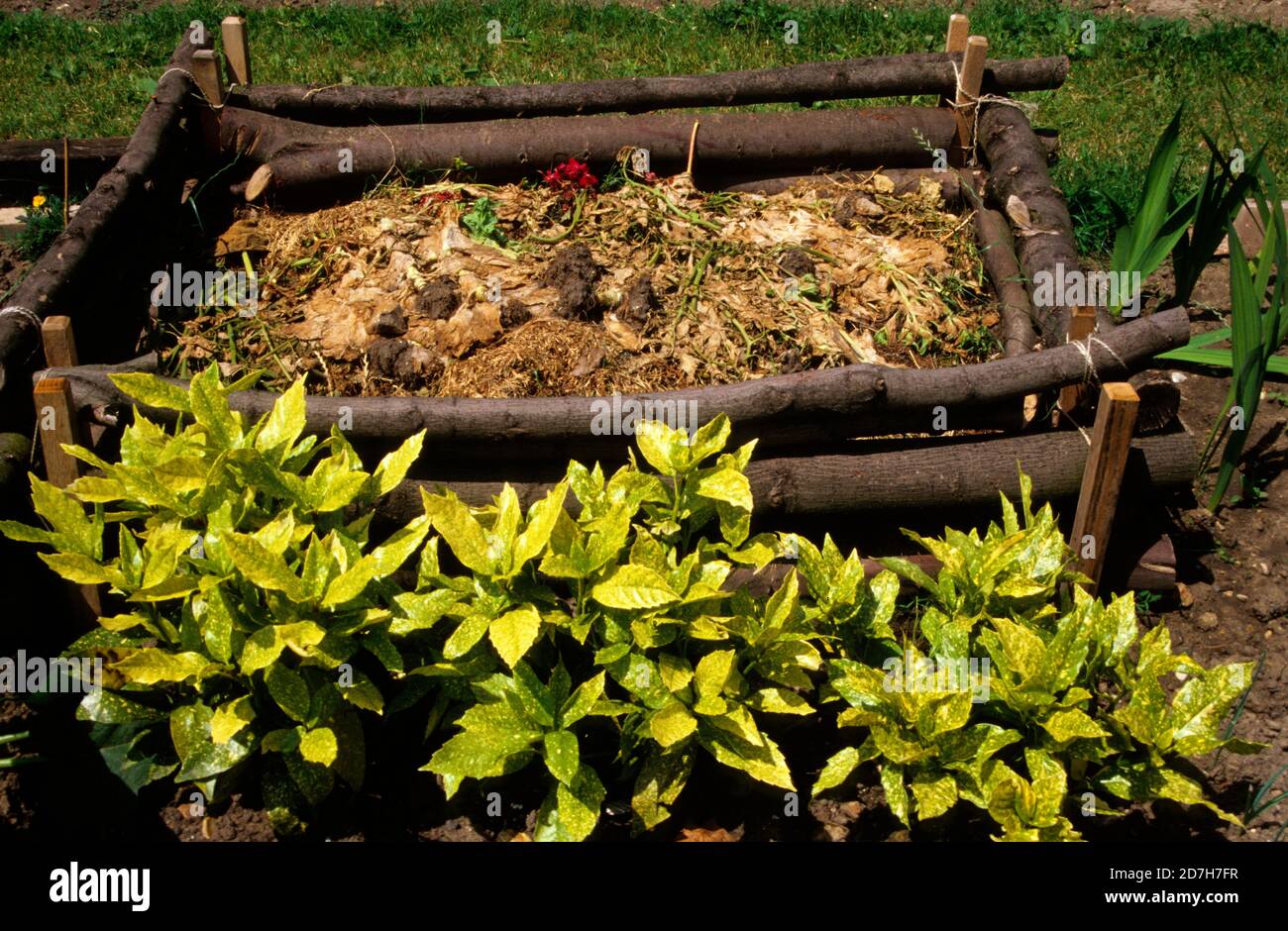 Pile of compost Stock Photo - Alamy