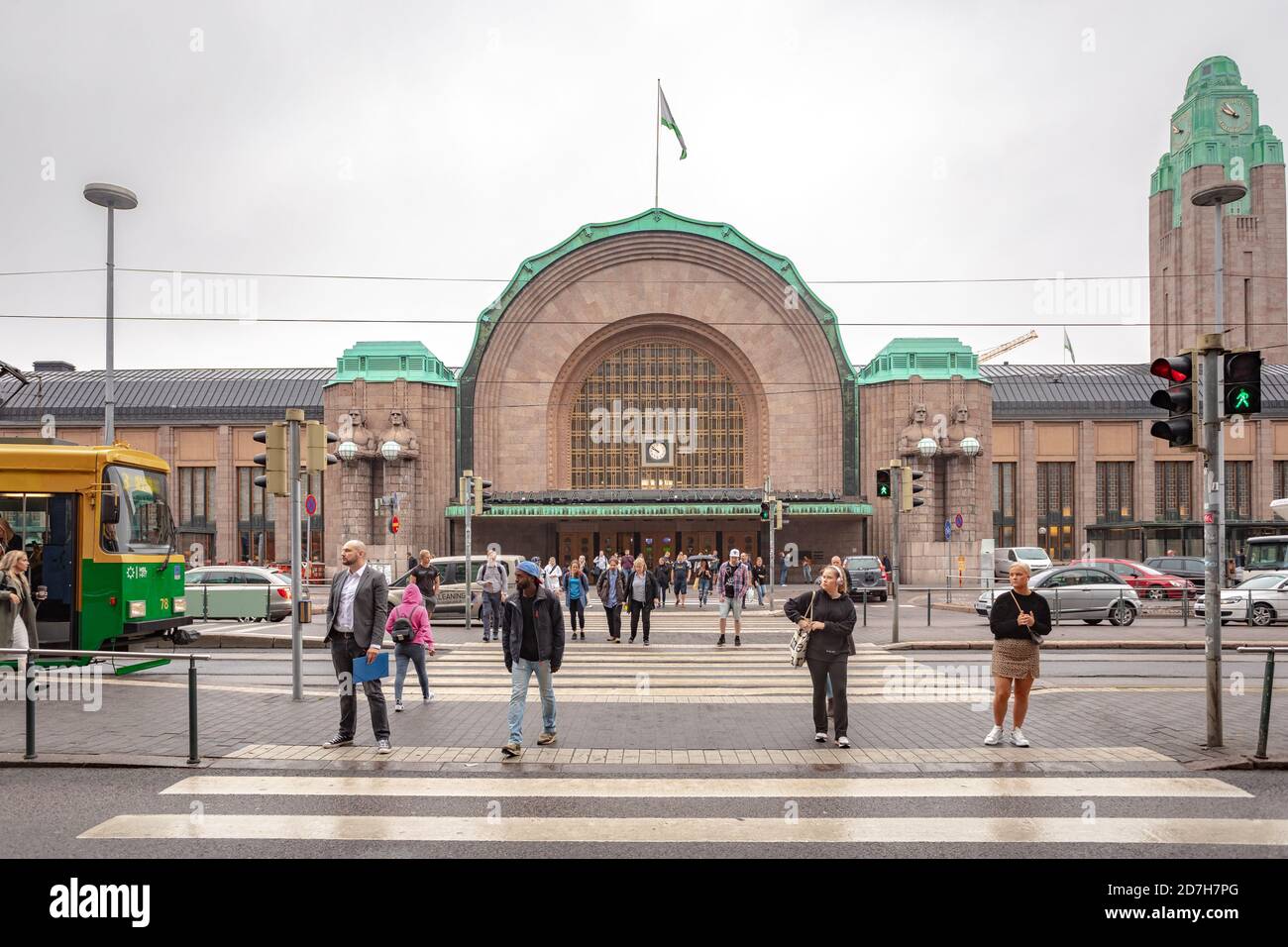 Rautatieasema subway and train station in Helsinki, Finland Stock Photo ...