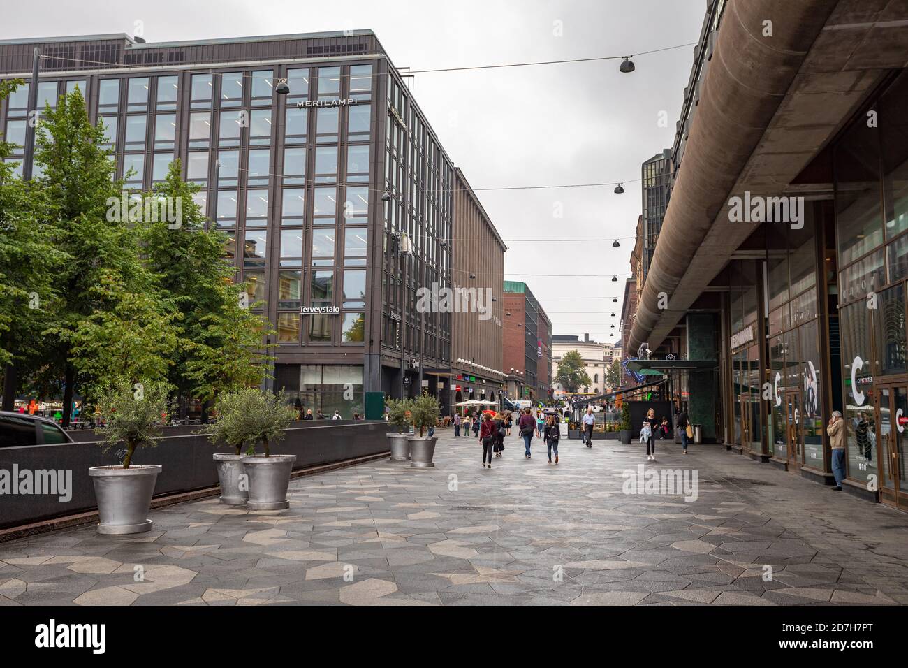 Downtown city center in Helsinki, Finland Stock Photo - Alamy