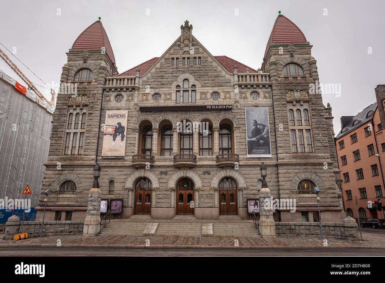 Finnish National Theatre in Helsinki, Finland Stock Photo - Alamy