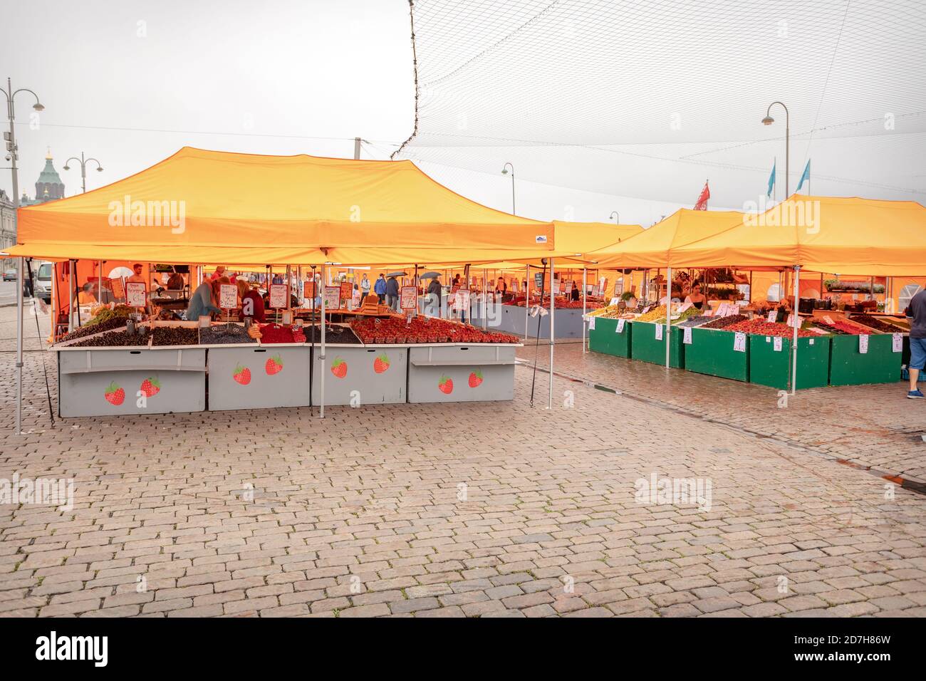 Market Square Kauppatori in Helsinki, Finland Stock Photo - Alamy