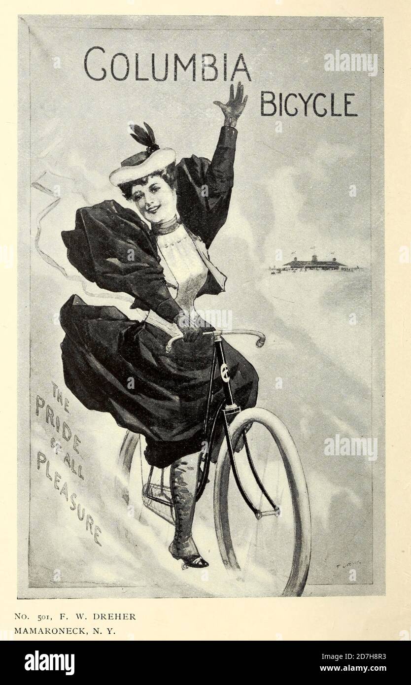 1890's bicycle posters hi-res stock photography and images - Alamy