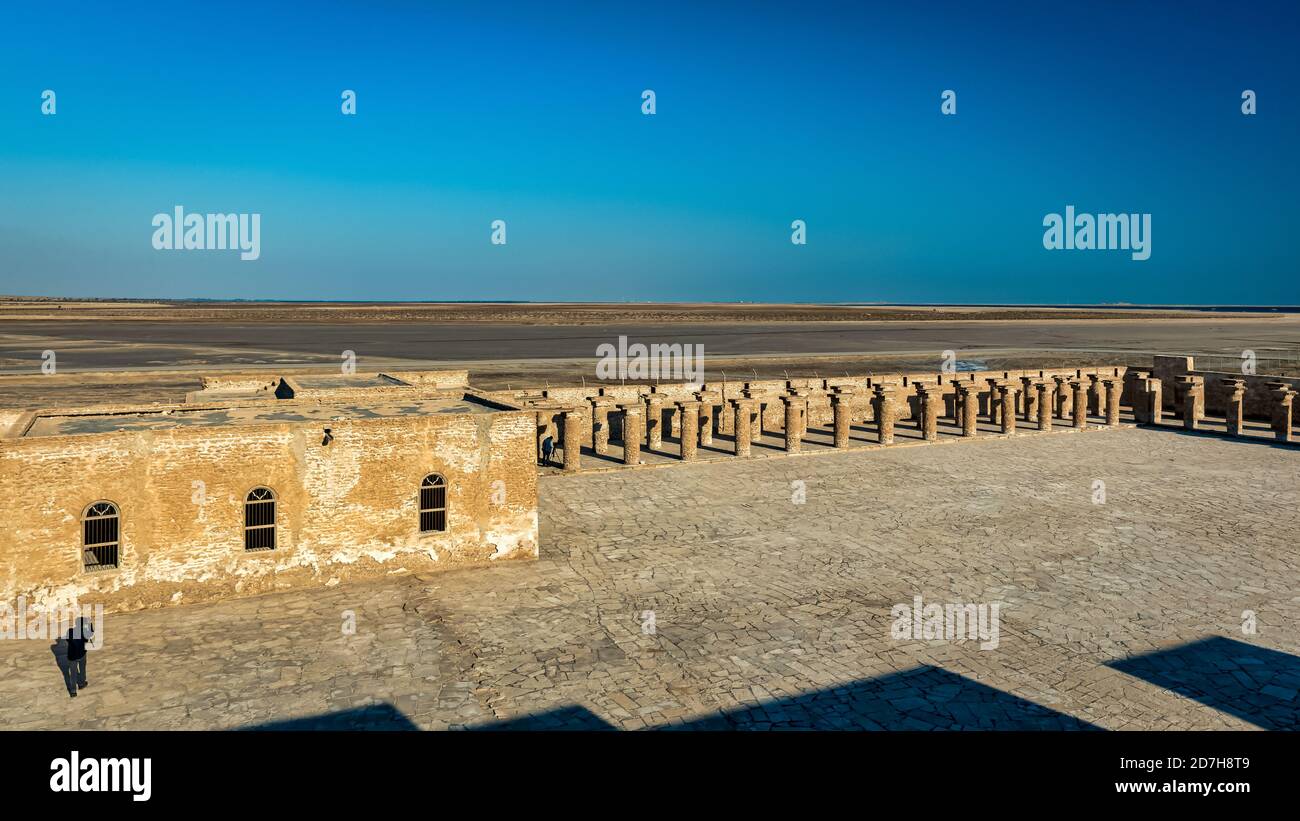 Morning view from historical old Al-Uqair port in Saudi Arabia Stock ...
