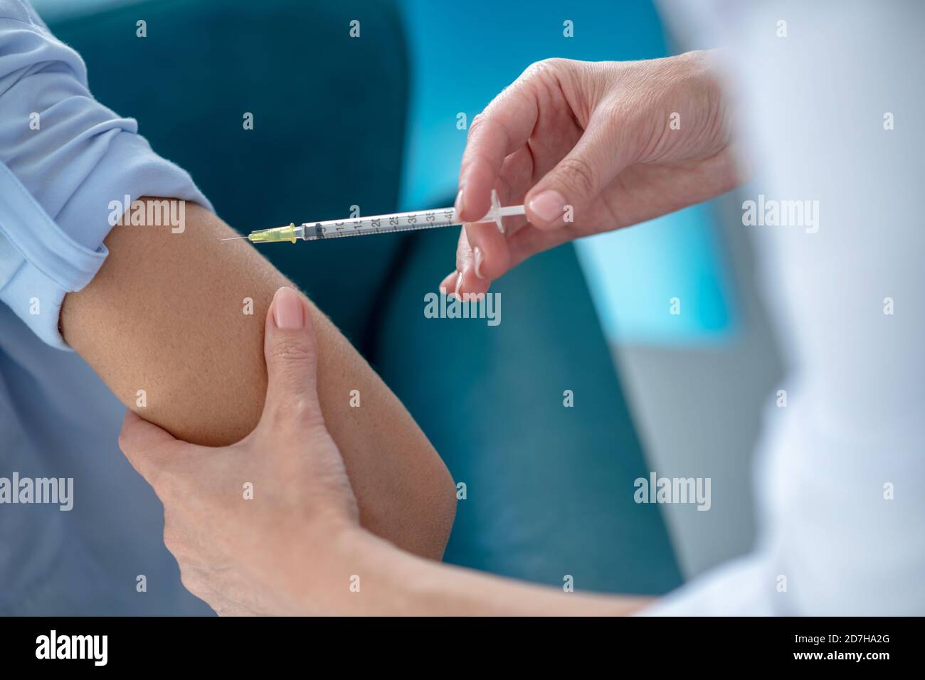 Injection close up adult not face arm hi-res stock photography and ...