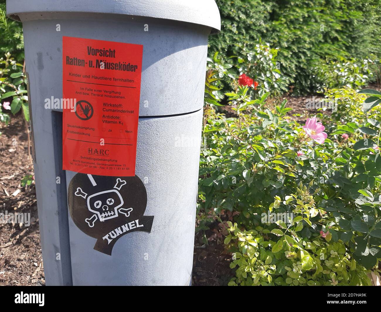 warning sign, rat and mouse poison , Germany Stock Photo - Alamy