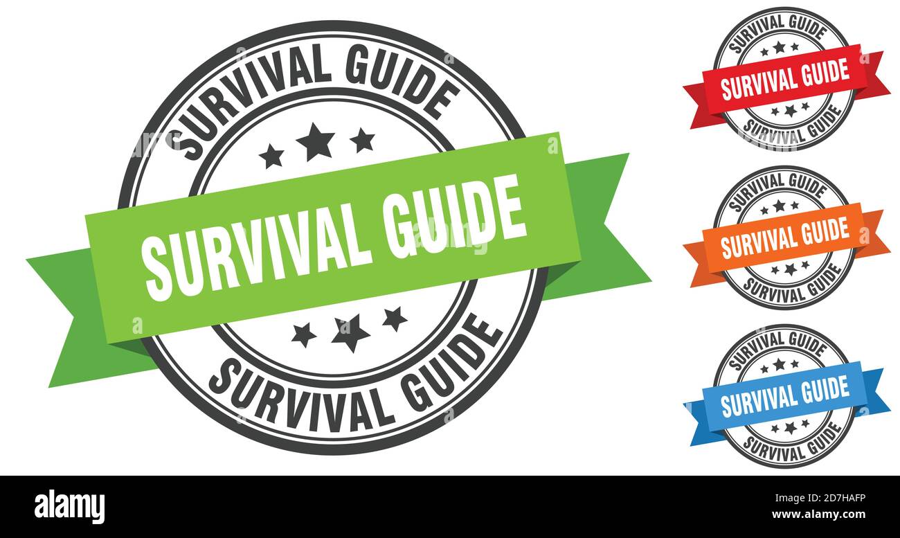 Survival guide stamp Stock Vector Images - Alamy