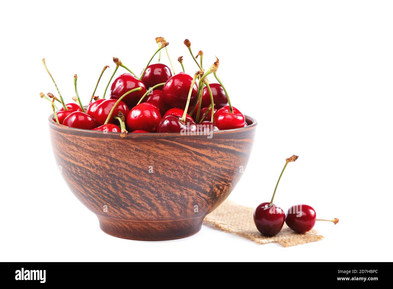Sweet cherry fruits Cut Out Stock Images & Pictures - Alamy