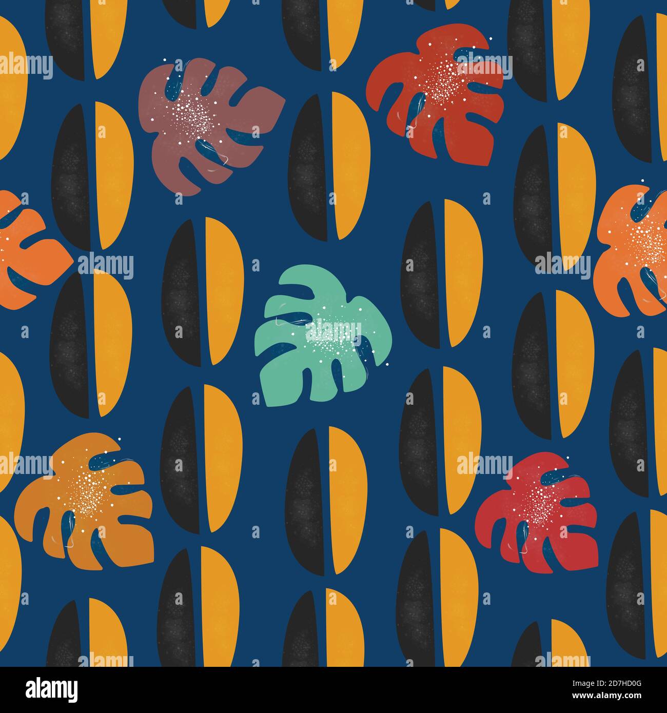 Terracotta Abstract Seamless Pattern Modern Digital Design Modern