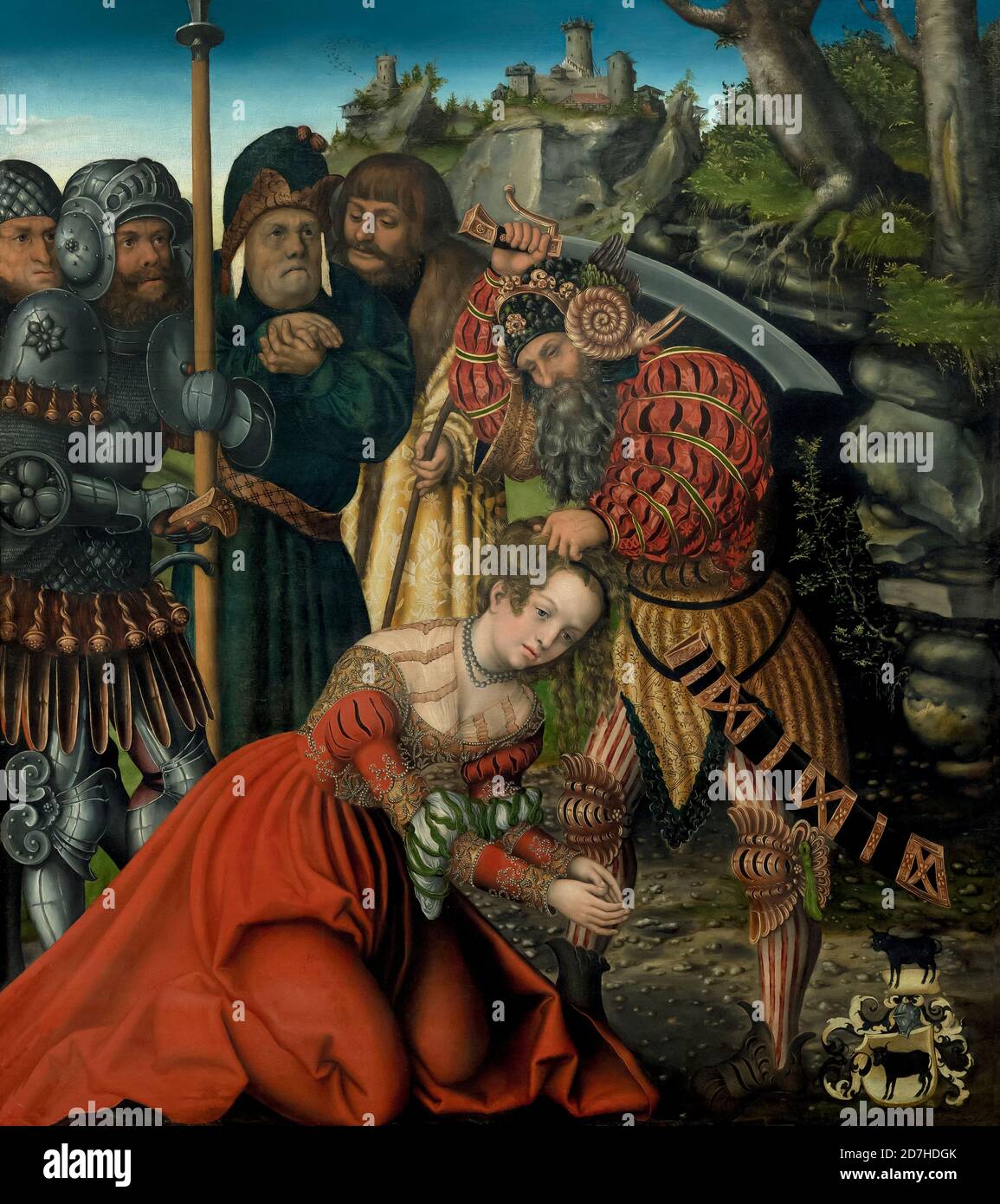 The Martyrdom of Saint Barbara, Lucas Cranach the Elder, circa 1510 ...