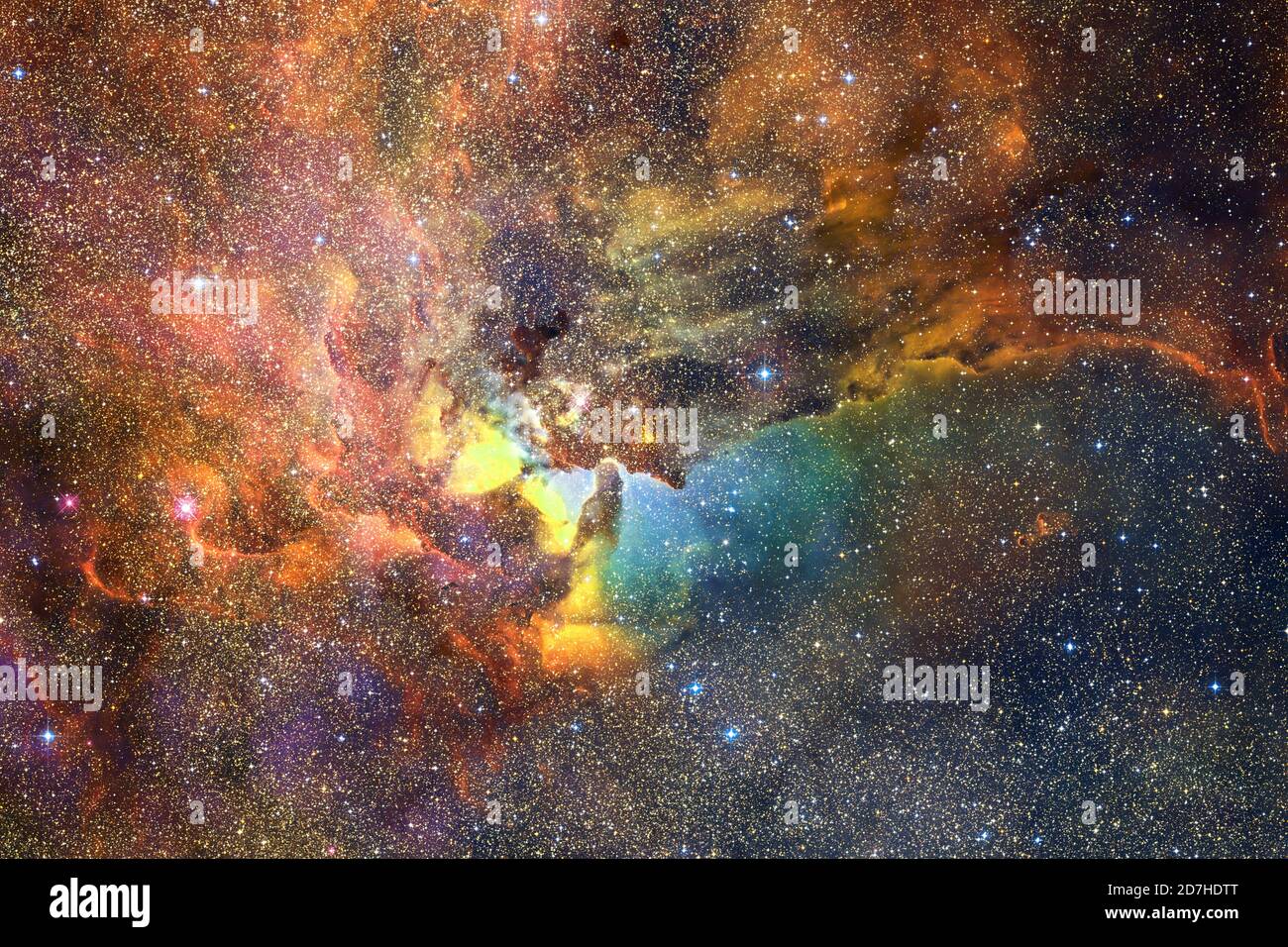Outer space. Science fiction cosmos. Elements of this image furnished ...