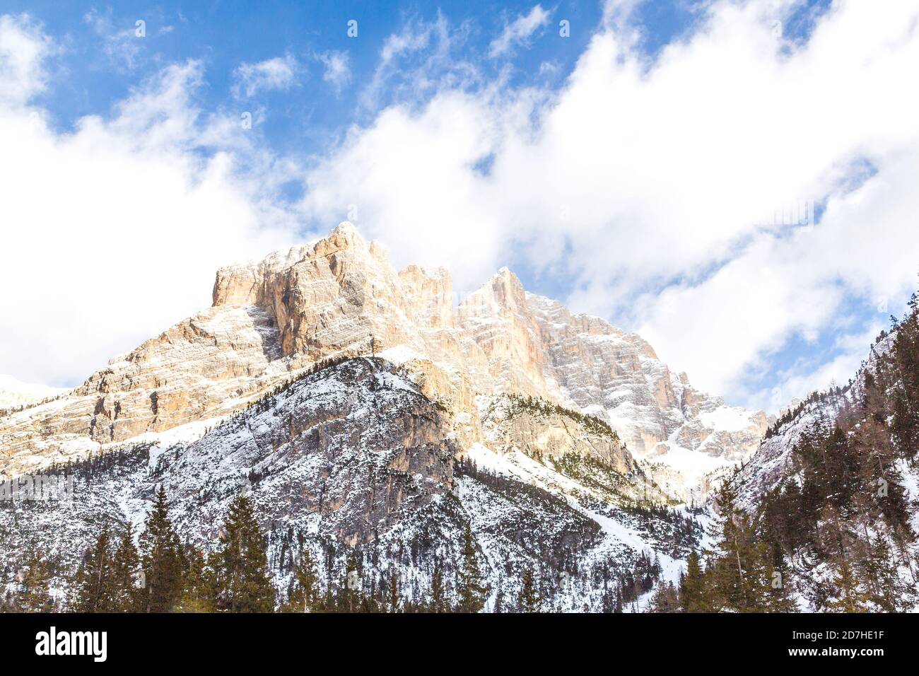 Beautiful mountains in the Alps under the cloudy sky - great for ...