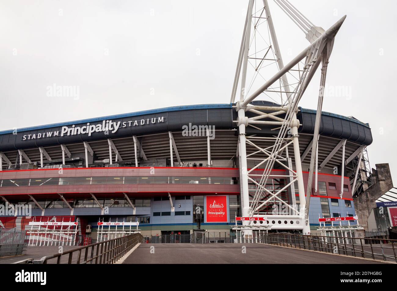 Cardiff, Wales, UK, September 14, 2016 : Principality Stadium (Millennium Stadium) the landmark ...
