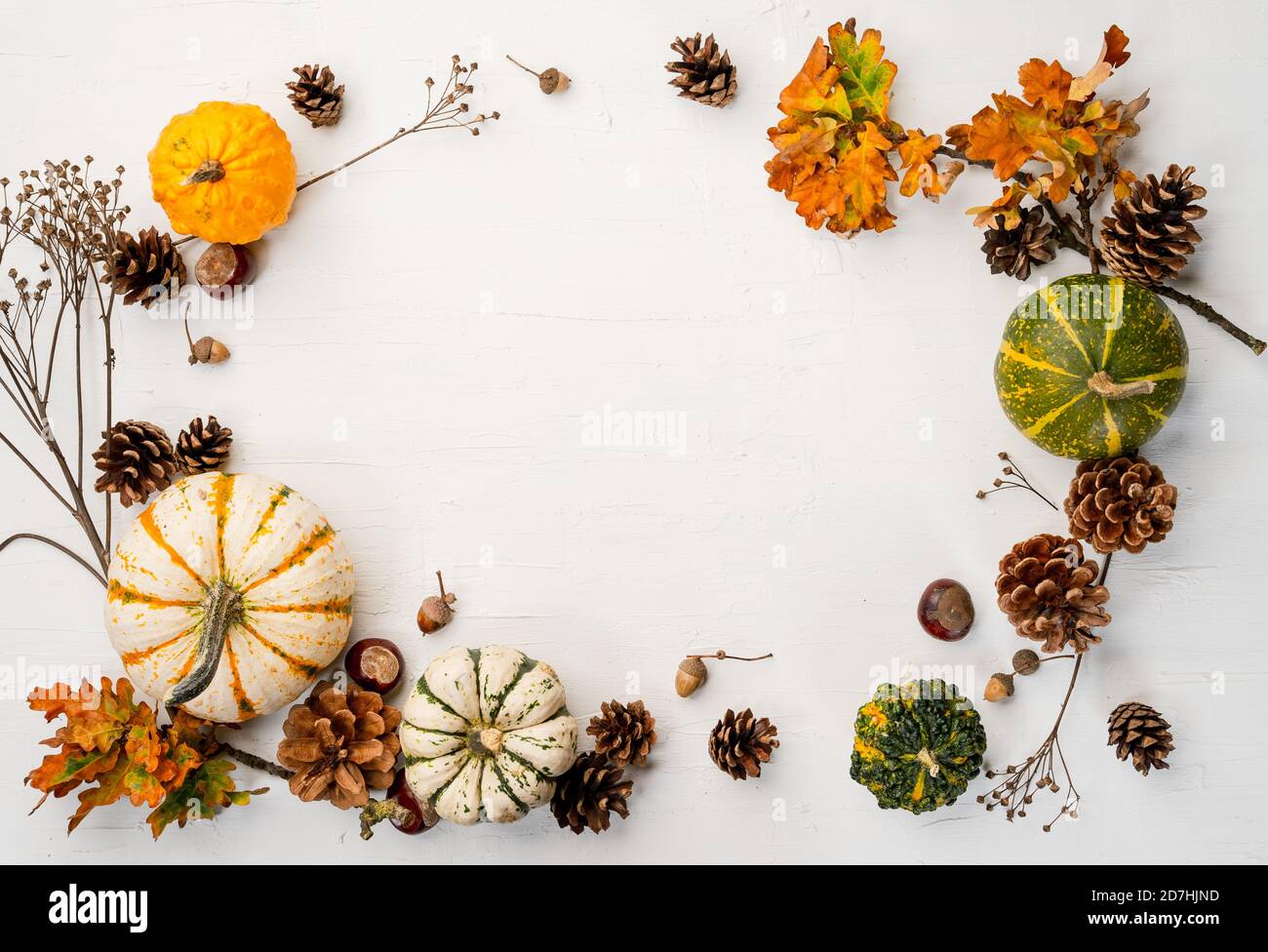 Fall themed frame Stock Photo - Alamy
