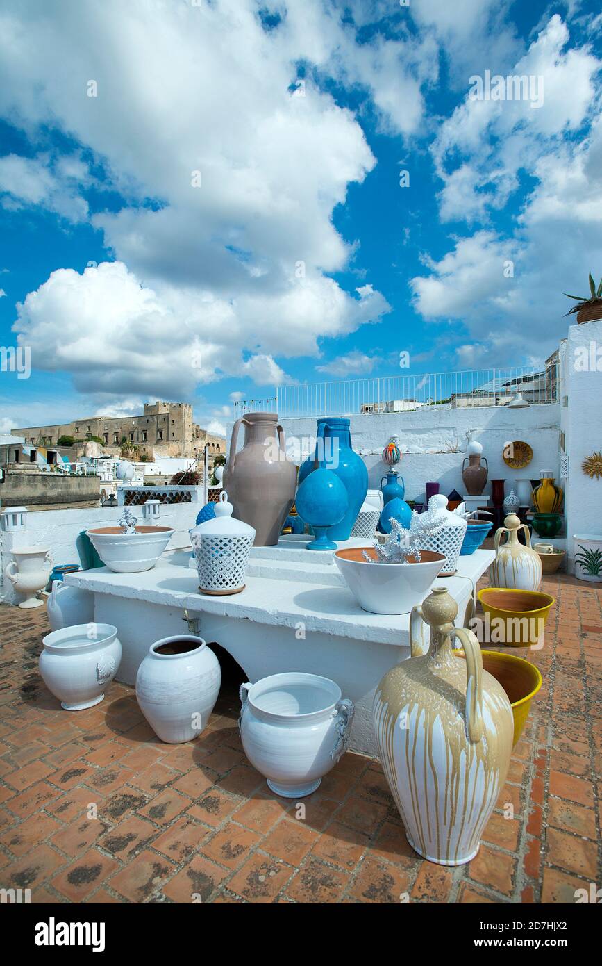 Ceramic showroom, Grottaglie, Puglia, Italy Stock Photo - Alamy