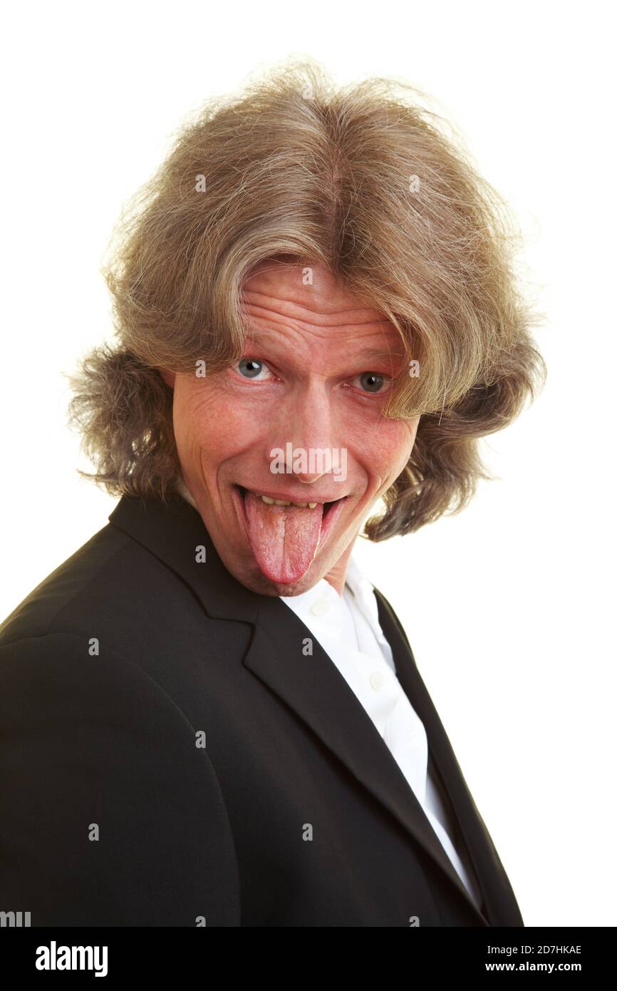 Man stick out tongue hi-res stock photography and images - Alamy
