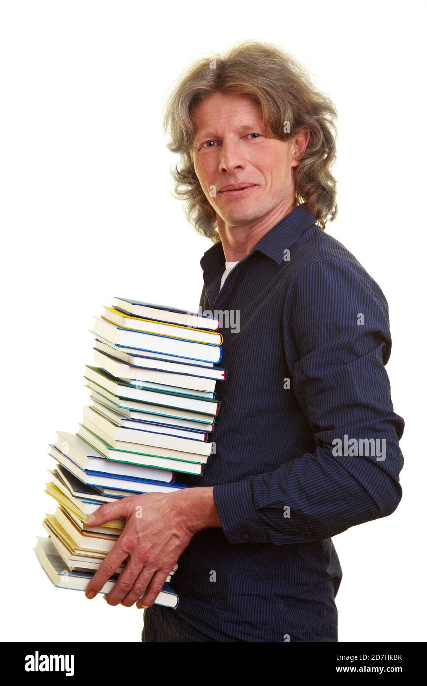 People carry books hi-res stock photography and images - Alamy