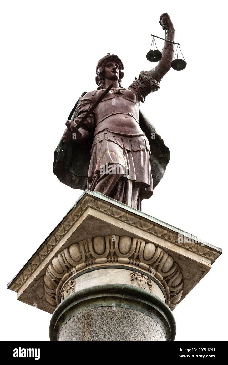 Column of the statue of justice hi-res stock photography and images - Alamy