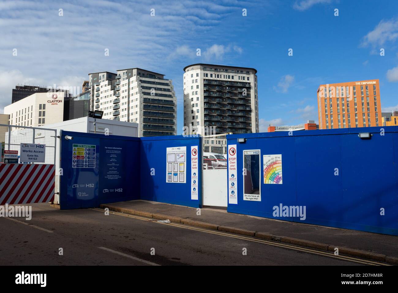 Building site in birmingham hi-res stock photography and images - Alamy